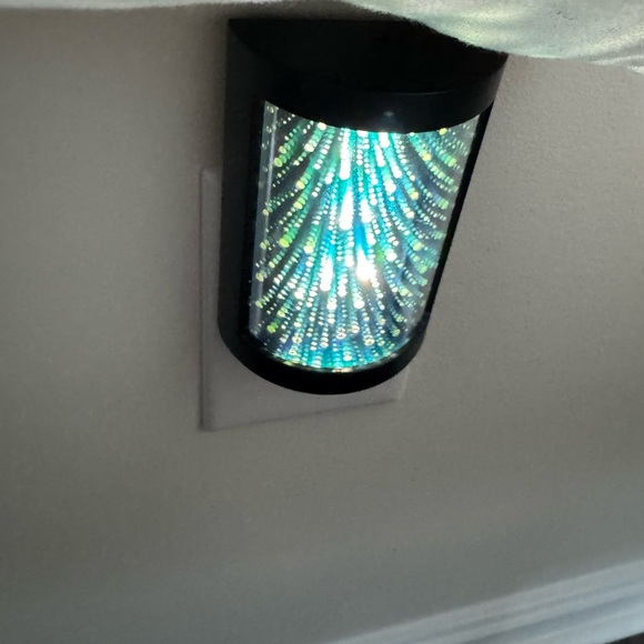 Mainstays | Other | Mainstays Black And Blue Led Wall Light | Poshmark